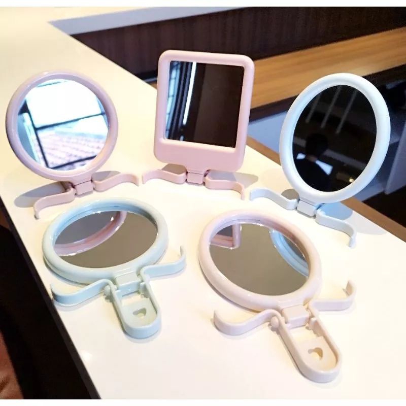 Jual Kaca Rias Makeup Portable / Cermin Lipat Duduk Beauty CERMIN ...