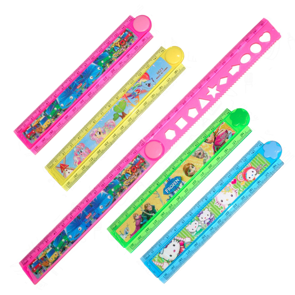 Jual Penggaris Mistar Lipat / Foldable Ruler Fancy FPL-02 | Shopee ...