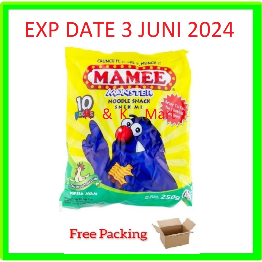 Jual Mamee Monster Chicken / Mame mie Monster / Mami monsters rasa ayam ...