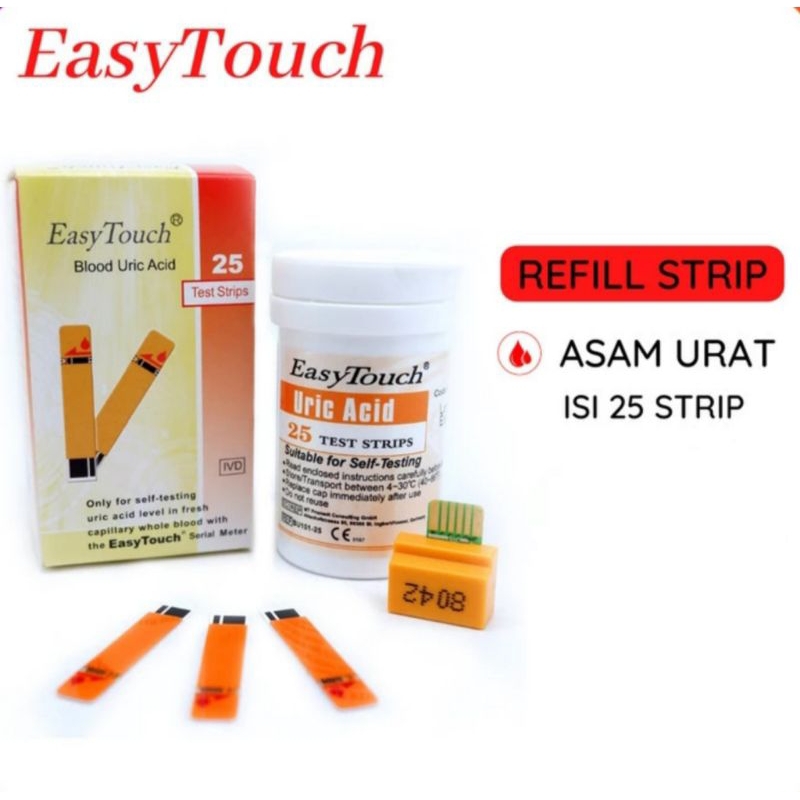 Jual Alat Easy Touch Test Strip Stik Asam Urat Uric Acid | Shopee Indonesia