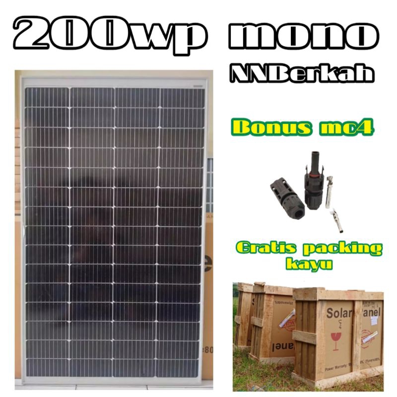 Jual Solar Panel Maysun 200wp Mono Solar Cell Panel Surya | Shopee ...