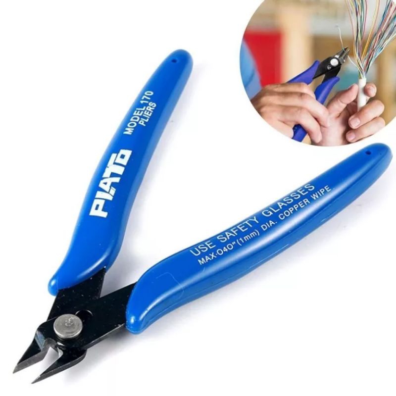 Jual Tang Potong Kawat Kabel Tembaga Tang Plato Wire Cutter Nipper Mini ...