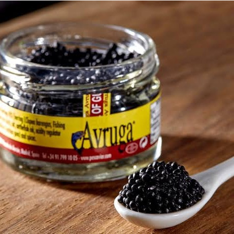 Jual Caviar Avruga 120gr - Pescaviar Telur Ikan Hitam Kaviar Smoked ...