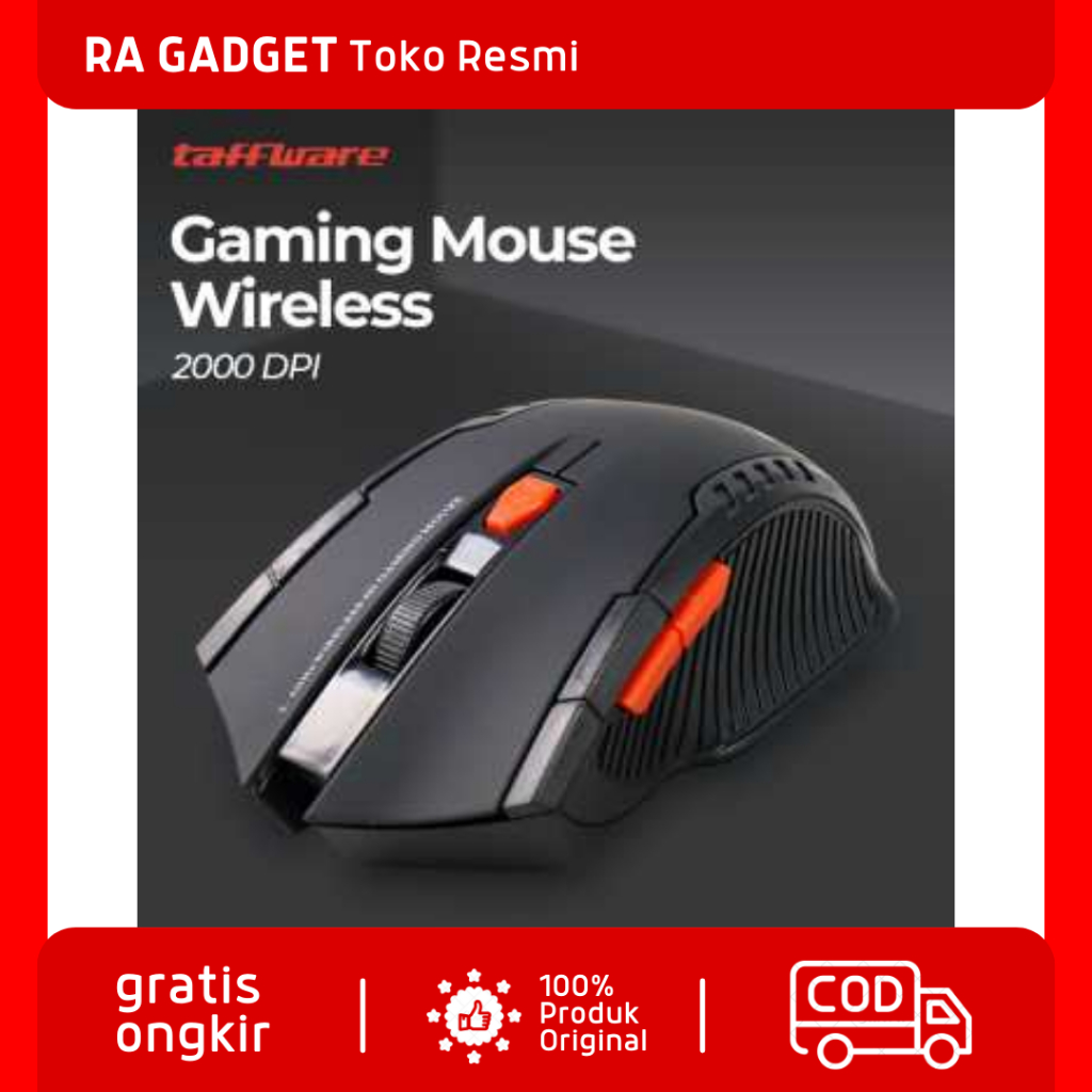 Jual Fantech Gaming Mouse Wireless 2000 DPI / Mouse Gaming Computer ...