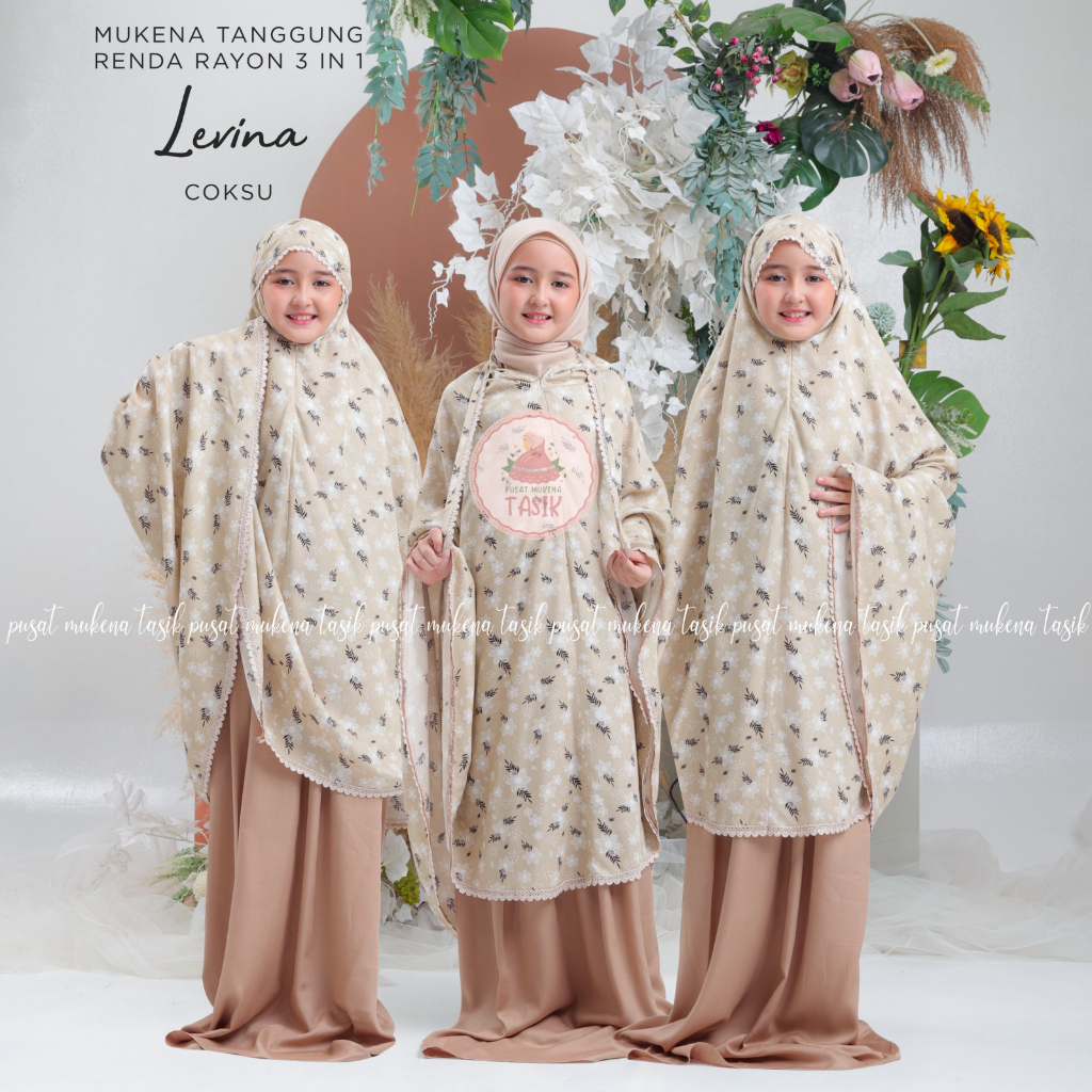 Jual PUSAT MUKENA TASIK - MUKENA ANAK TANGGUNG RENDA RAYON MOTIF 3IN1 ...