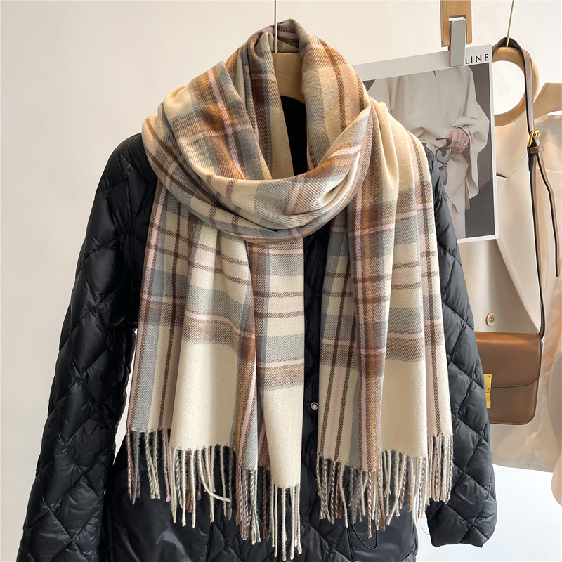 Jual Syal Winter Musim Dingin Korea Scarf Wool Cashmere Immitation ...
