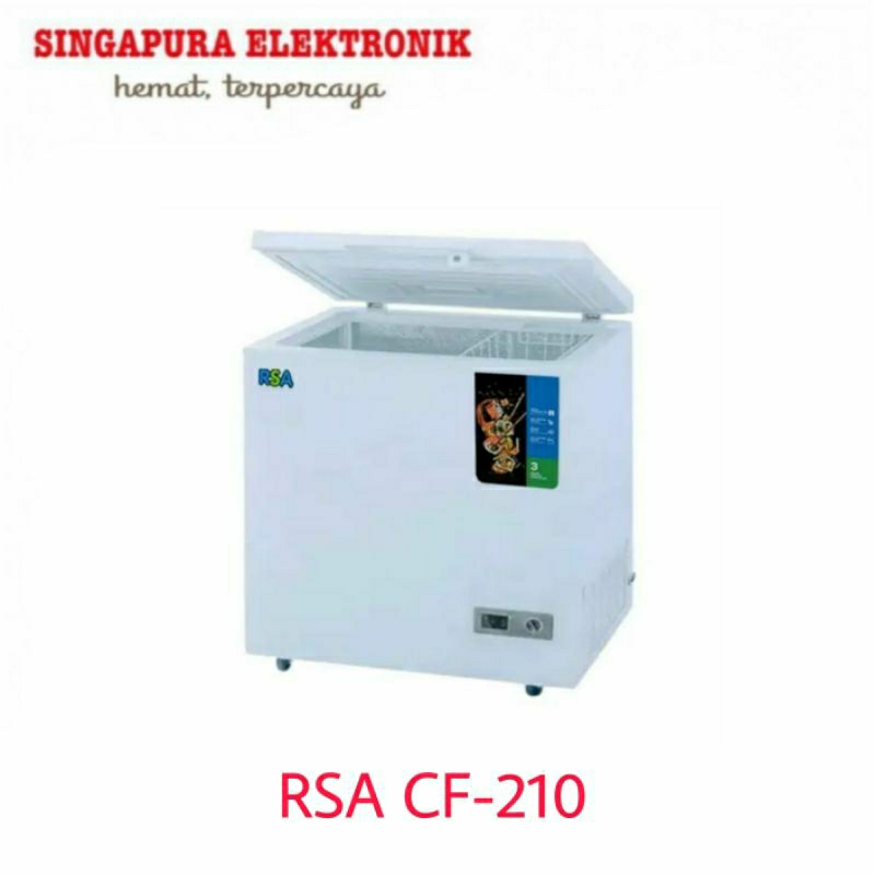 Jual RSA Chest Freezer CF-210 | Shopee Indonesia