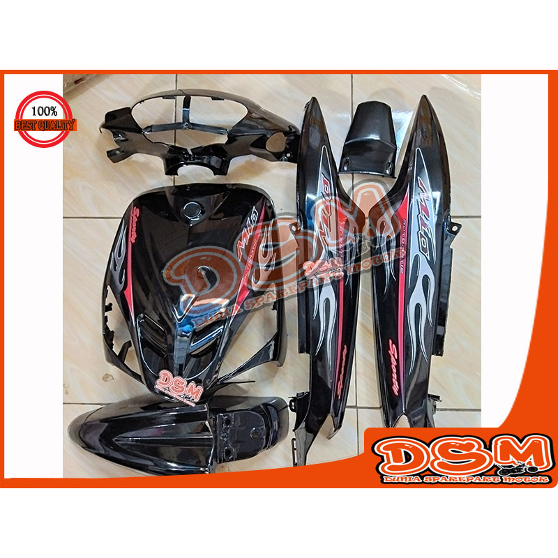 Jual COVER BODY HALUS YAMAHA MIO SPORTY HITAM API 2006 / BODY HALUS MIO ...