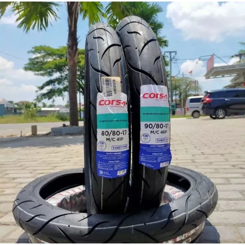 Jual Ban Corsa Terminator 90/80 & 80/80 - 17 ban Tubetype (non tubeless ...