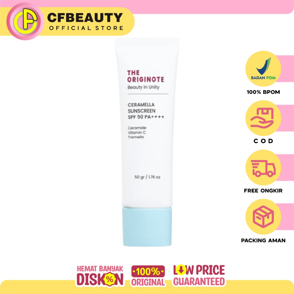 Jual The Originote Ceramella Sunscreen SPF50 PA++++ Serum Sunscreen ...
