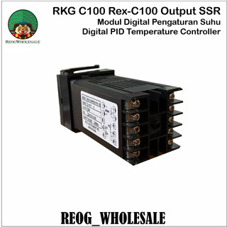 Jual PID Rex RKG C100 Rex-C100 Output SSR 220V AC 0-400C 400C Module Modul Digital Temperature ...