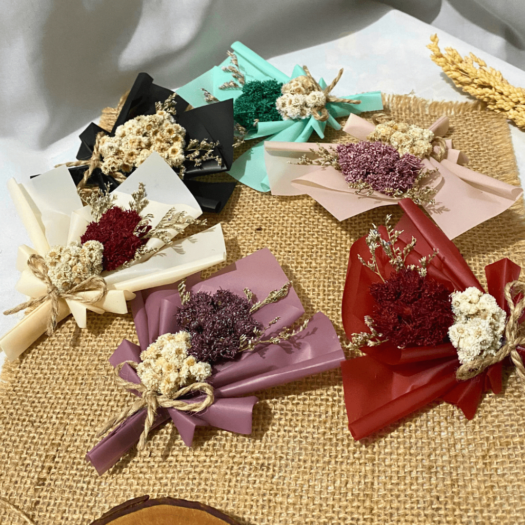 Jual Hiasan Hampers bunga kering bouqet mini / Bucket mini | Shopee ...