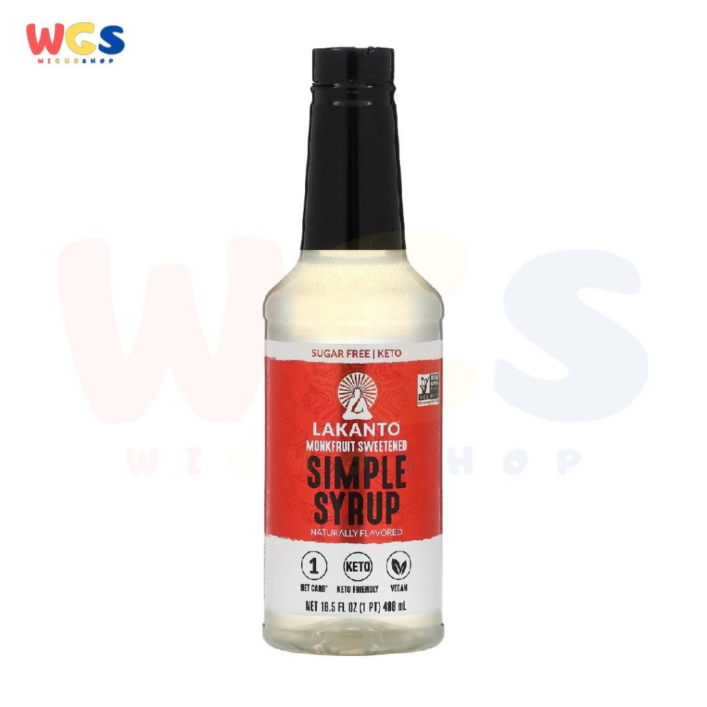 Jual Lakanto Monkfruit Sweetener Sugar Free Simple Flavoring Syrup ...