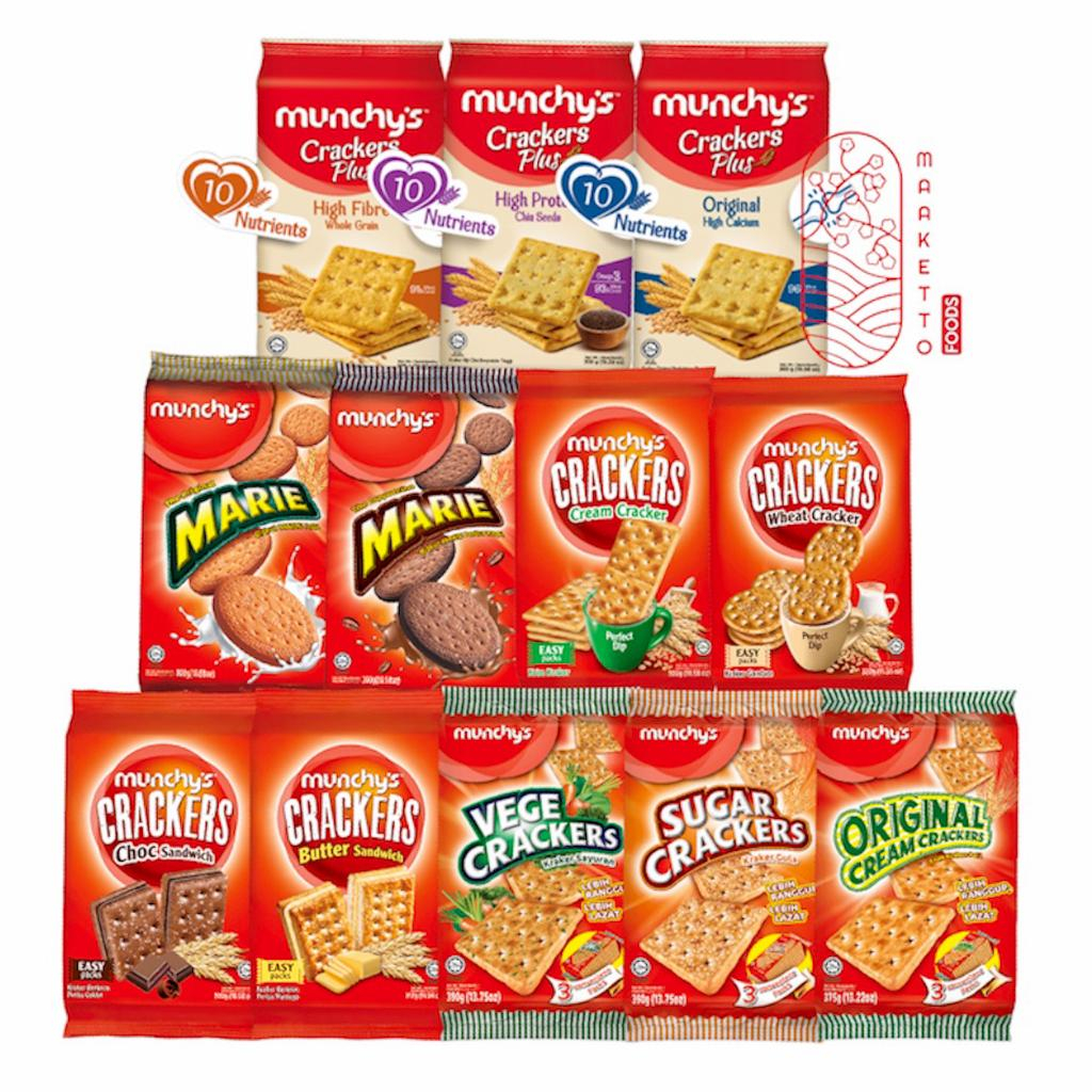Jual Munchy's Biskuit Cream Wheat Marie Crackers / Munchys Biskuit ...