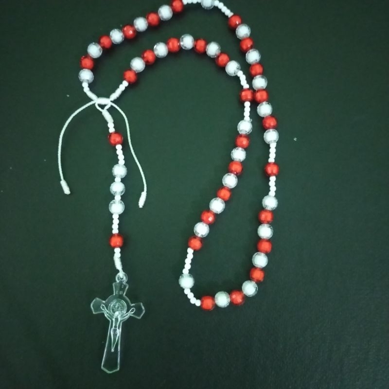 Jual Rosario manik merah putih (akrilik) | Shopee Indonesia
