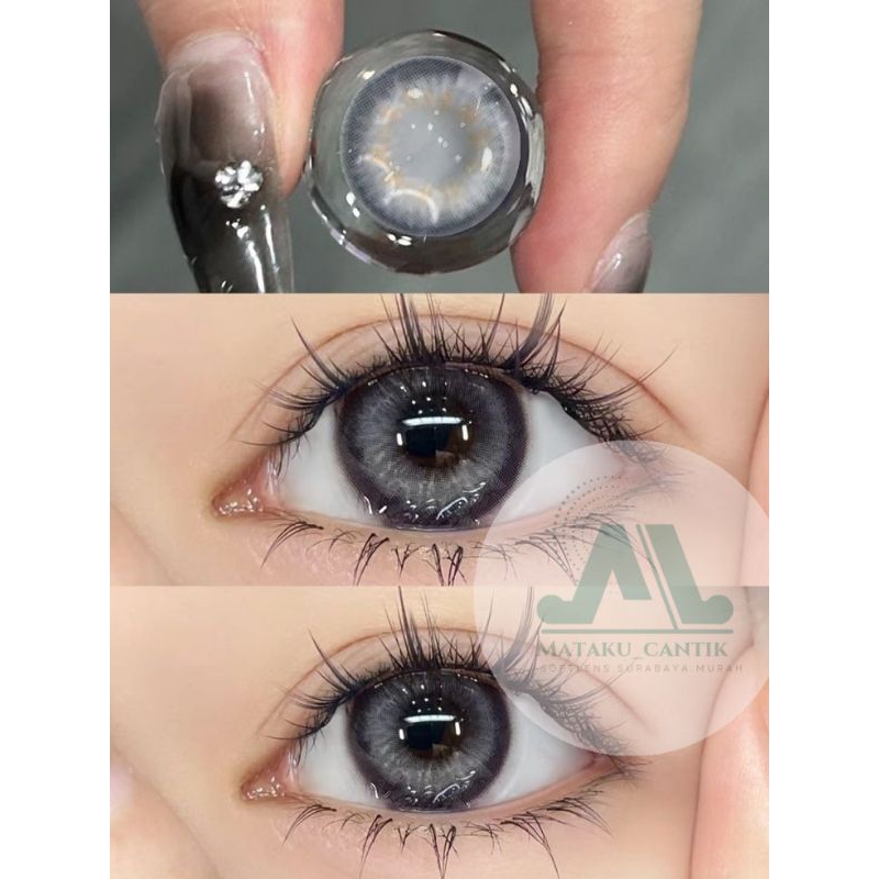 Jual Softlens Tripel GREY Tiga Warna PREMIUM Diameter 14.5 mm ...