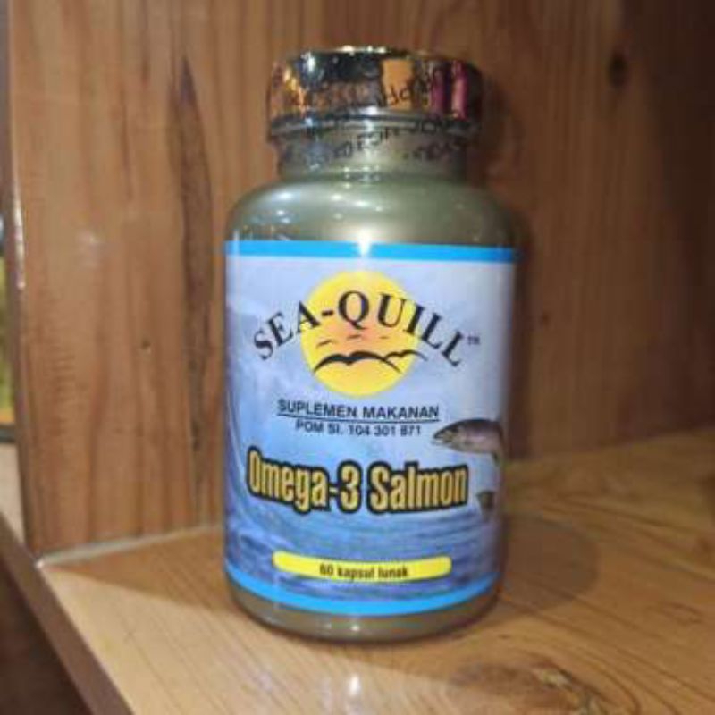 Jual SEA QUILL OMEGA 3 SALMON ISI 60,100,120KAPSUL | Shopee Indonesia