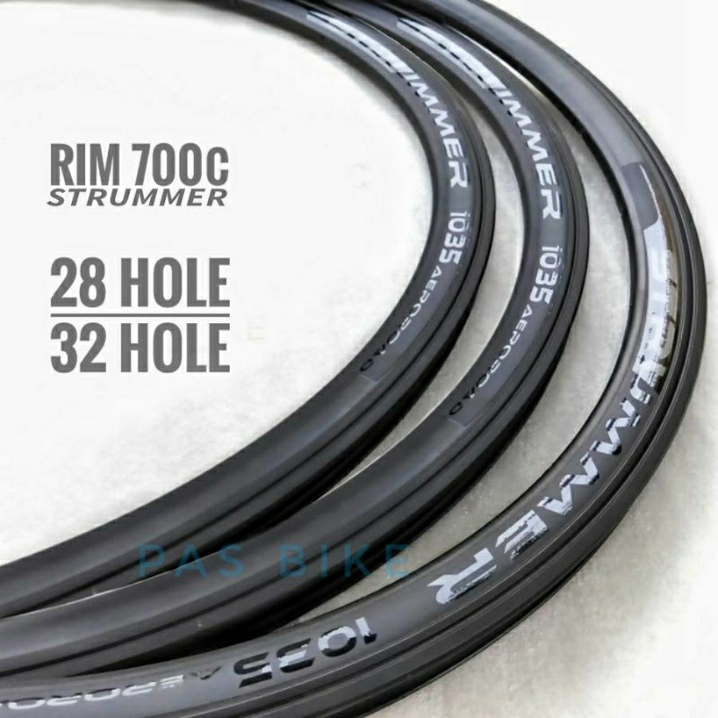 Jual Velg Rims 28 hole / 32 hole Roadbike Fixie Gravel Strummer 700c ...