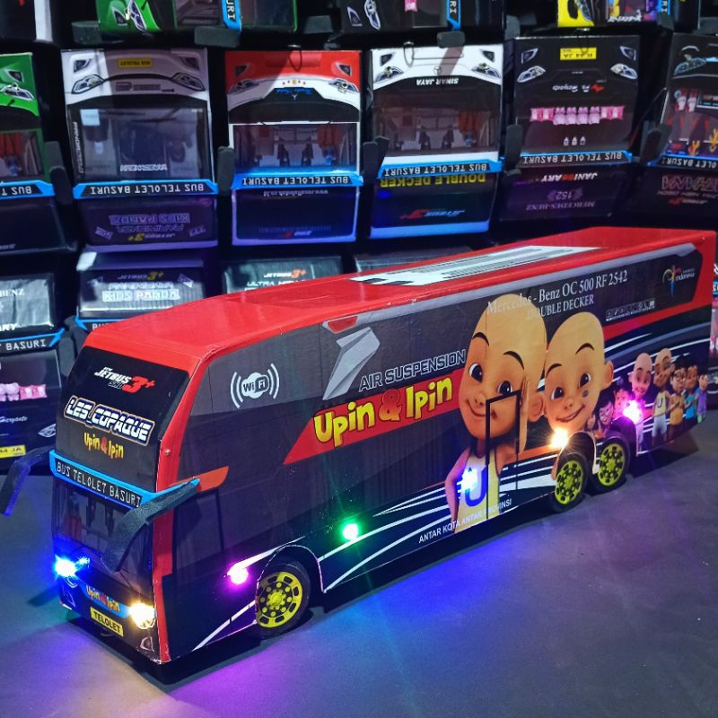 Jual Mainan Bus Telolet Basuri Batrai Cas Full Lampu Jumbo | Shopee ...