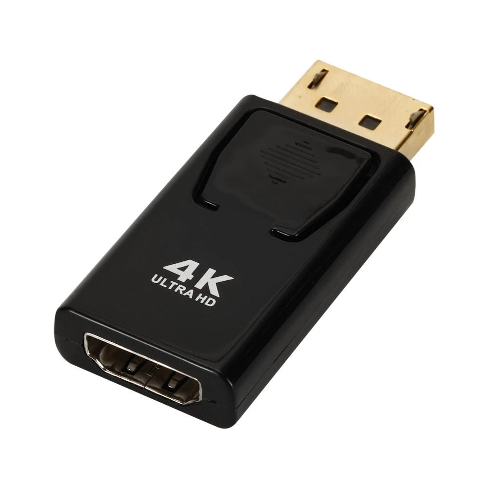 Jual HA Converter DP to HDMI 4K Komputer Display Port to HDMI Konektor ...