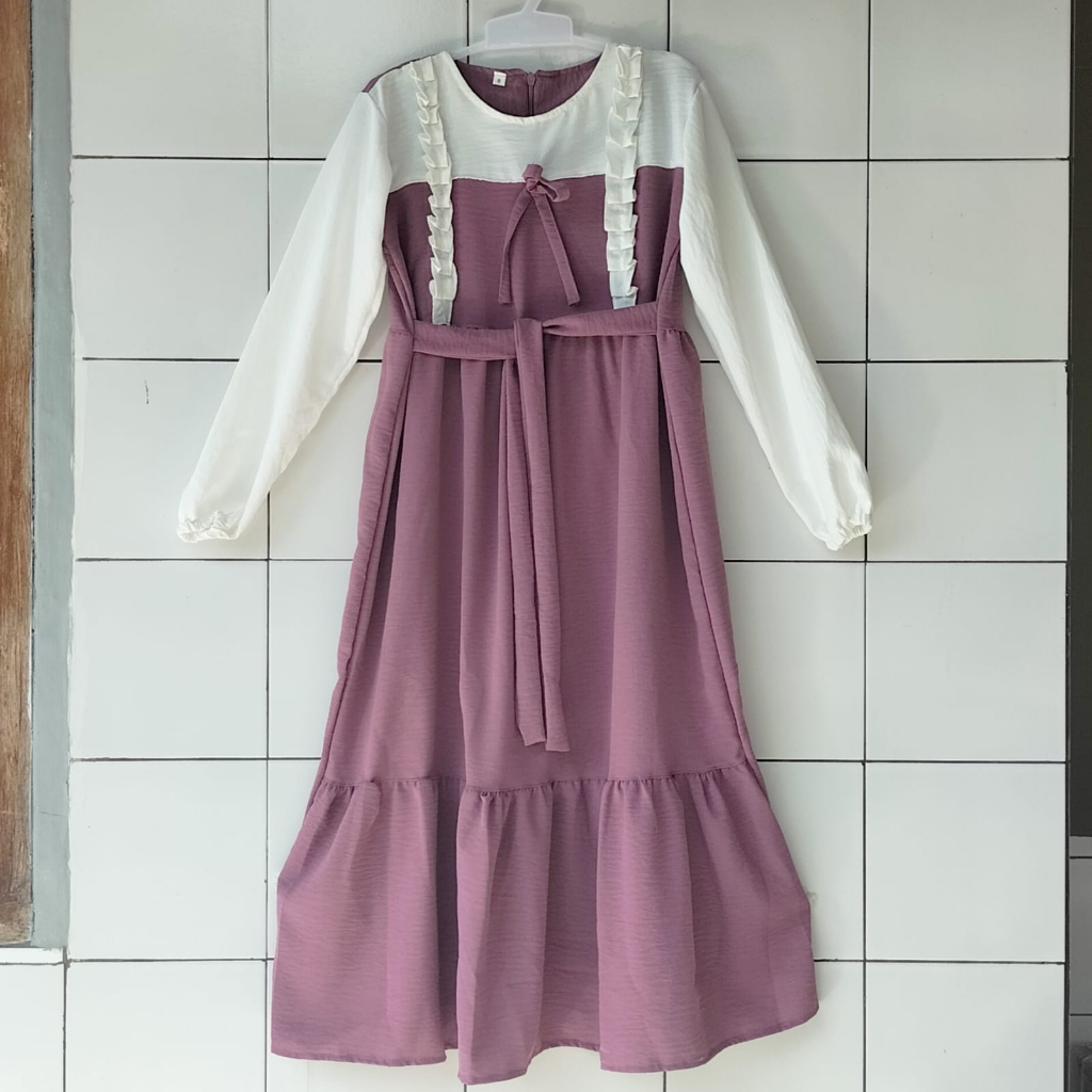 Jual GAMIS CRINKLE ANAK MODEL AISYAH BARU 2-12 TAHUN | Shopee Indonesia