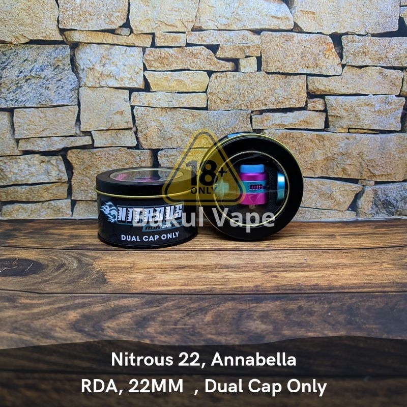 Jual Nitrous Rda Dual Cup Series 22mm Original (Warna Lengkap) By Damn ...