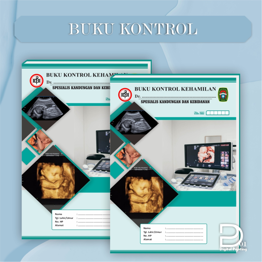 Jual Custom Buku Kontrol, Buku Pemeriksaan, Buku Catatan, Buku USG | Shopee Indonesia