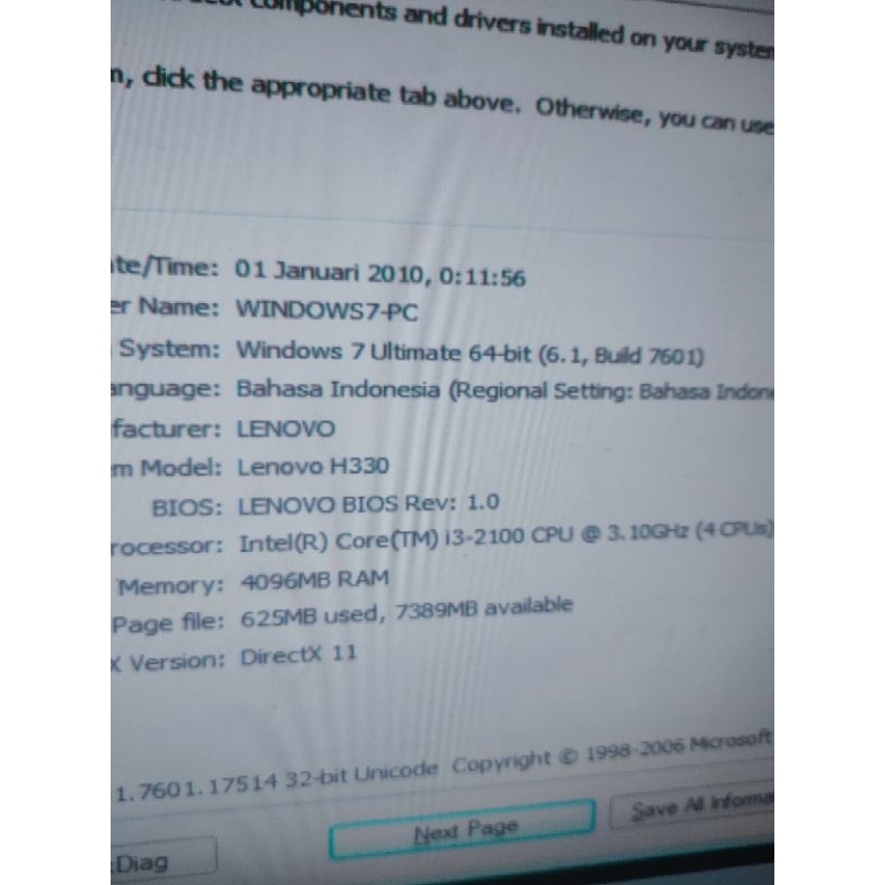 Jual pc lenovo h330 - cpu lenivo slim | Shopee Indonesia
