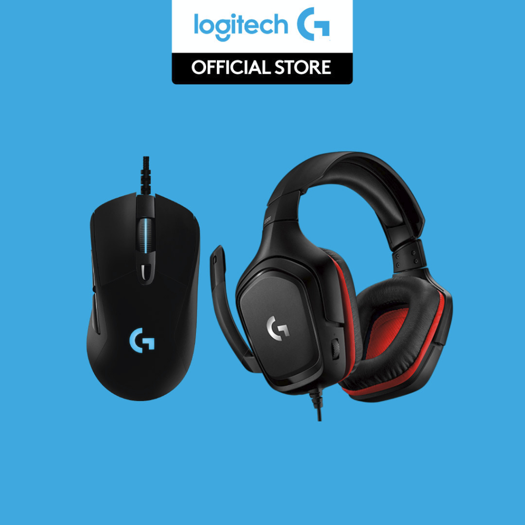Jual [Bundling] Logitech G403 HERO Mouse Gaming Wired RGB LIGHTSYNC Lighting & Logitech G331 ...