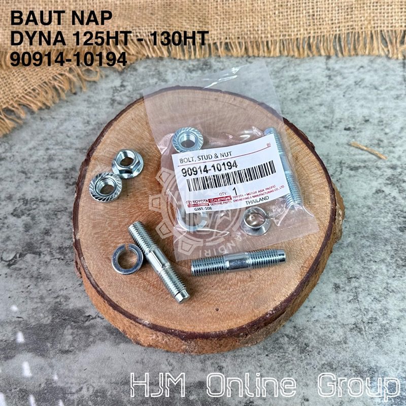 Jual BAUT NAP CHROME - BOLT STUD NUT - BOLT AXLE RINO 14B PS115 DYNA ...