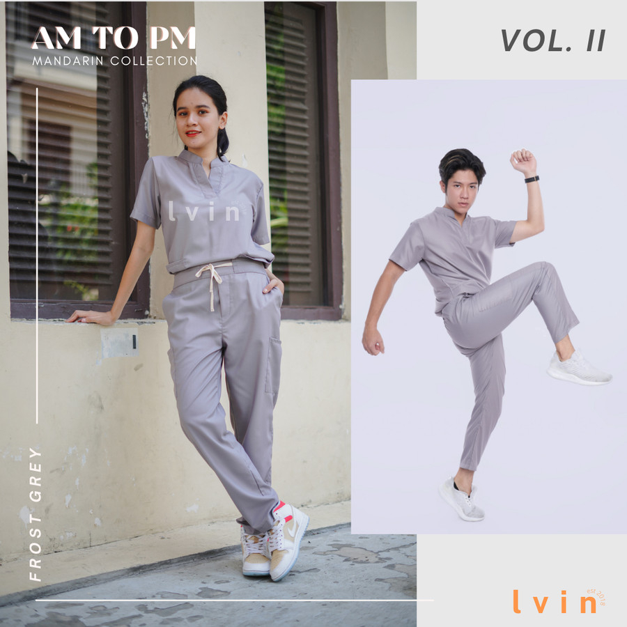 Jual [ Lvin ] Vol II - Baju OKA Mandarin Collar Celana Reguler Fit ...