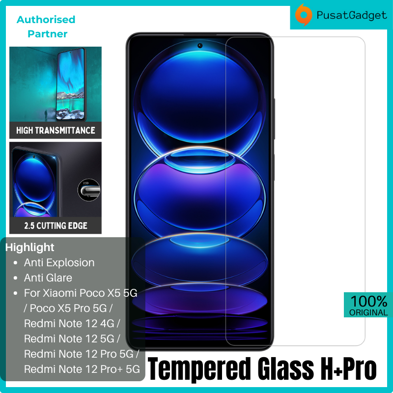 Jual Tempered Glass Xiaomi Redmi Note 12 4G NILLKIN H+Pro Screen ...