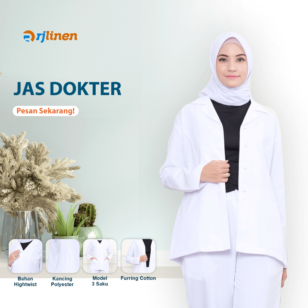 Jual JAS DOKTER LENGAN PANJANG / BAJU DOKTER PRIA DAN WANITA PANJANG ...