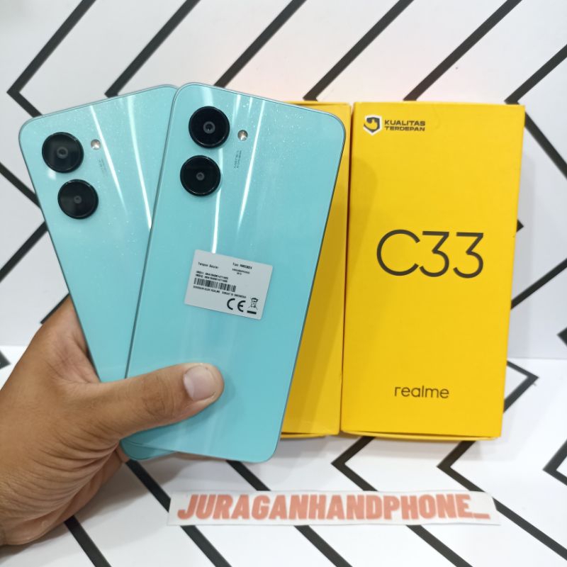 Jual Realme C33 3/32GB 4/64GB Hp Second Fullset | Shopee Indonesia