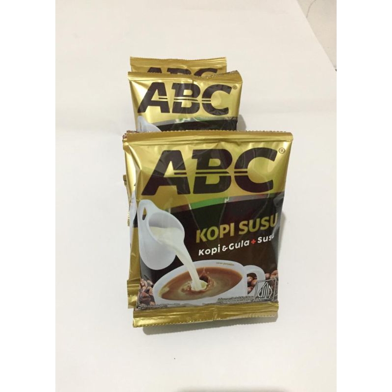 Jual KOPI ABC SUSU SACHET 31gr RENCENG (ISI 10pcs) | Shopee Indonesia