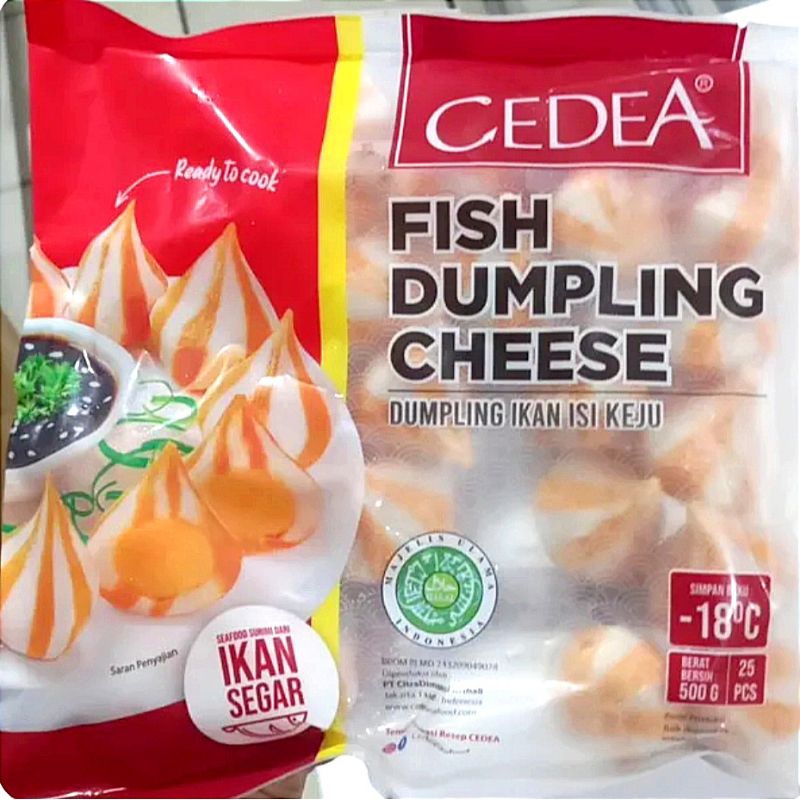 Jual CEDEA DUMPLING CHEESE 500 GRAM | Shopee Indonesia