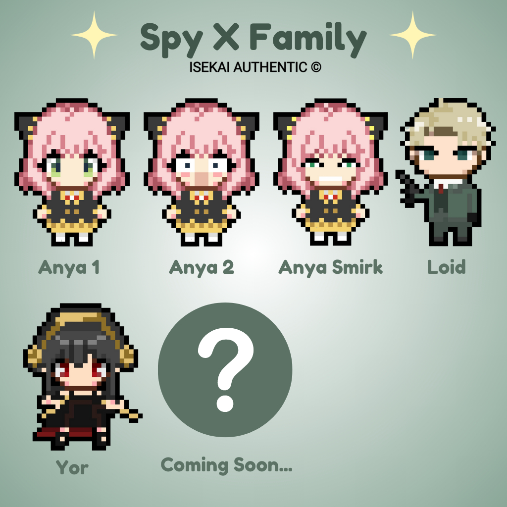 Jual Gantungan Kunci Spy X Family Pixel - Isekai Authentic Gantungan Kunci Spy X Family | Shopee ...