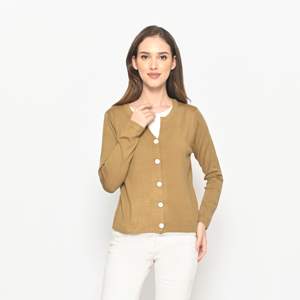 Jual QUEENTIN Cardigan Inner Casual Wanita 299 Rajut Knit Strecth ...