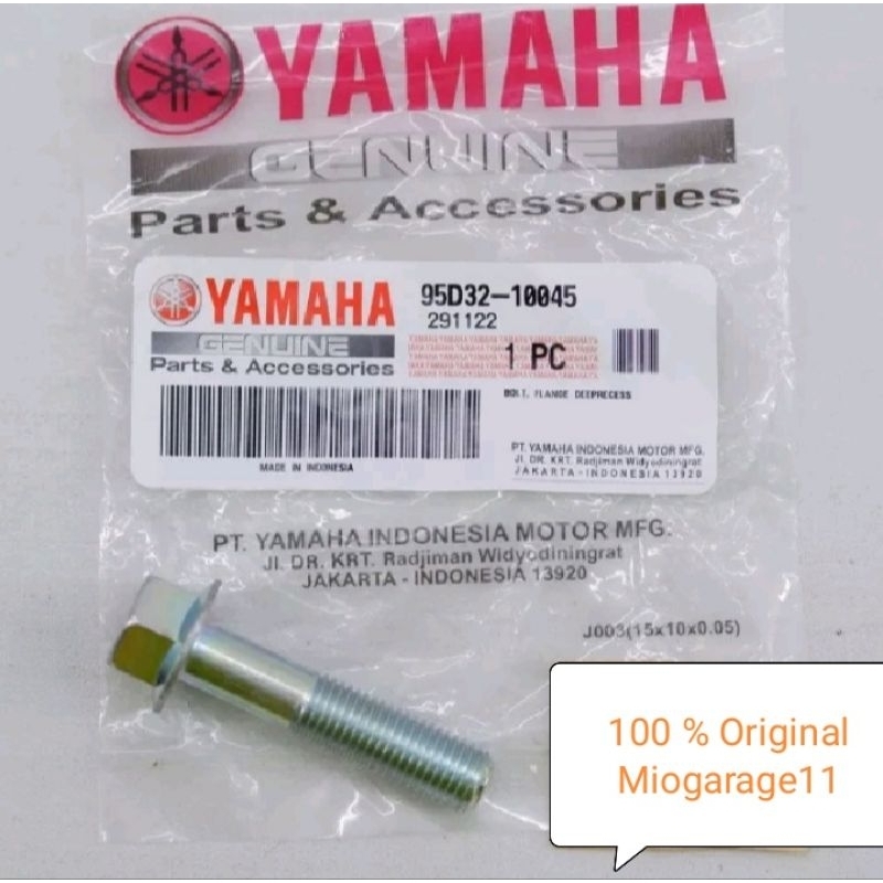 Jual Baut Knalpot Bawah Yamaha Aerox 155 - Nmax 155 - Lexi 125 95D32 ...