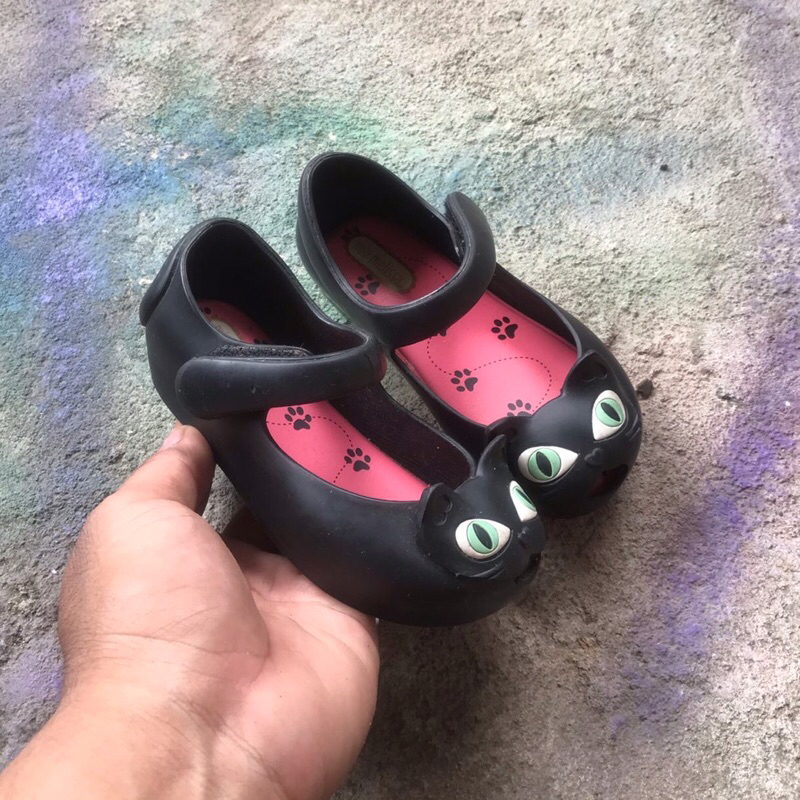 Jual sendal mini Melissa ultragirl cat//Sendal anak | Shopee Indonesia