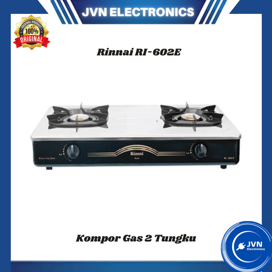 Jual Kompor Gas Rinnai RI-602E 2 Tungku | Shopee Indonesia