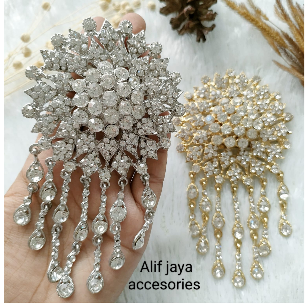 Jual Bros kebaya premium / Bros pengantin terbaru / Bros kutubaru ...