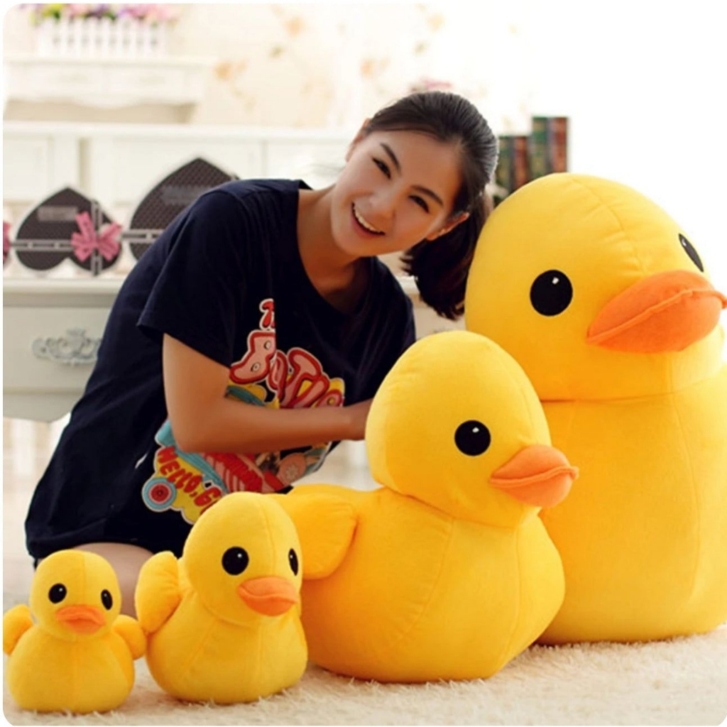 Jual Mainan Boneka Anak Karakter Hewan Bebek Kuning Besar Lucu Imut ...