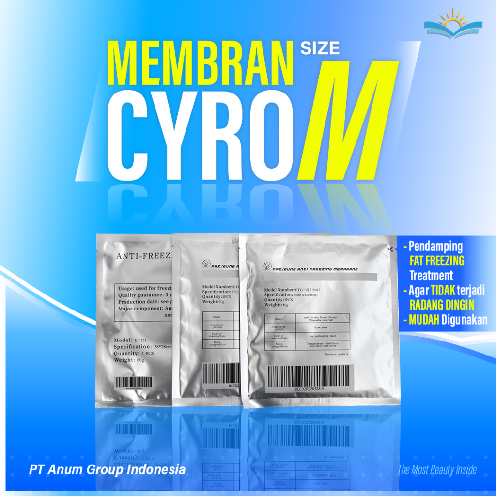 Jual Kertas Membrane Cryo Pad Anti Freezing Cryotech Cryolipolisis ...