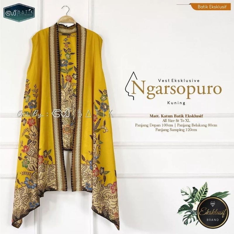 Jual VEST OUTER BATIK UNGGUL CARDIGAN LONGCARDI BATIK OUTFIT ELEGAN ...