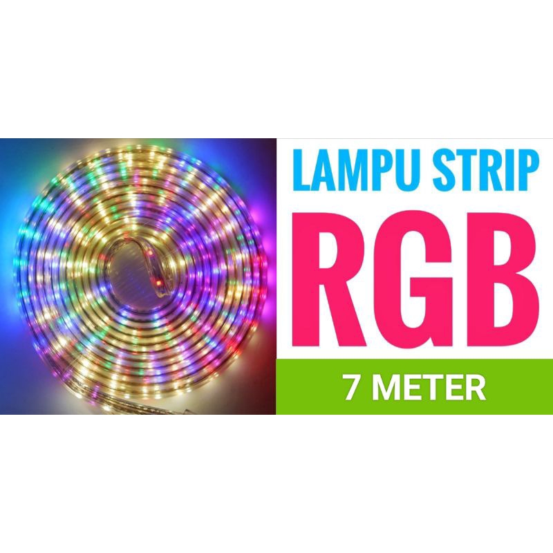 Jual LED STRIP 2835 RGB/LAMPU LED DEKORASI RUNNING + ADAPTOR | Shopee ...