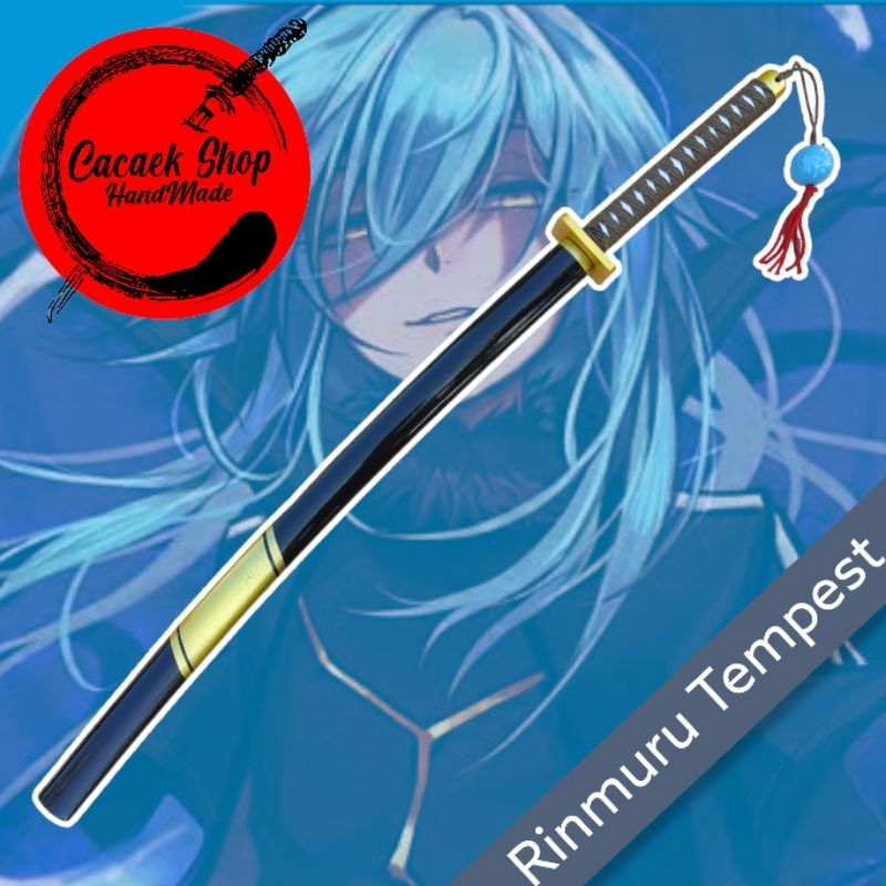Jual katana sword kayu cosplay rimuru tempest | Shopee Indonesia