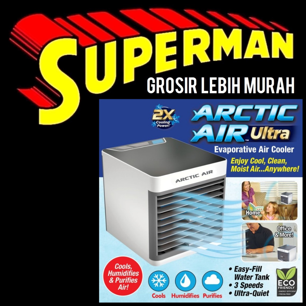 Jual AC MINI PORTABLE arctic air cooler fan ultra ac mini usb 2x ...