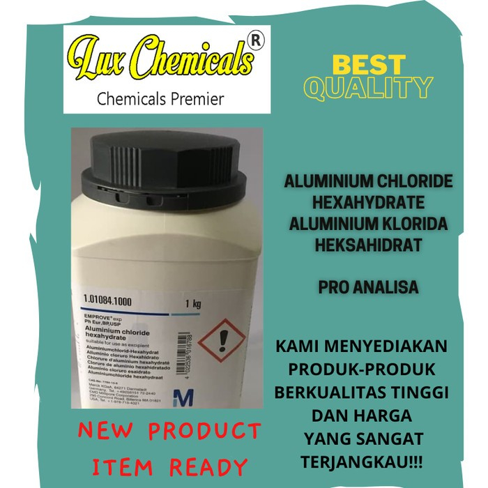 Jual ( MERCK ) Aluminium III Chloride Hexahydrate / Aluminium III ...