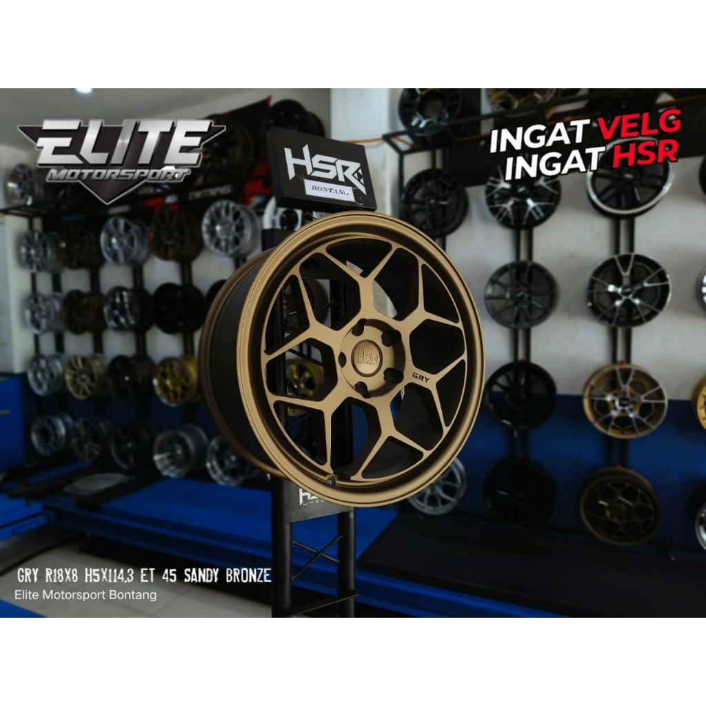 Jual Velg Racing R18 Lubang 5 untuk mobil Innova Rush Terios - Velg ...